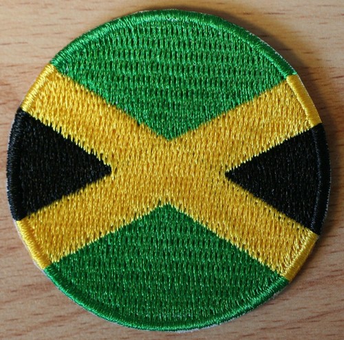JAMAICA Jamaican Caribbean Country Flag Embroidered CIRCULAR PATCH Badge | eBay