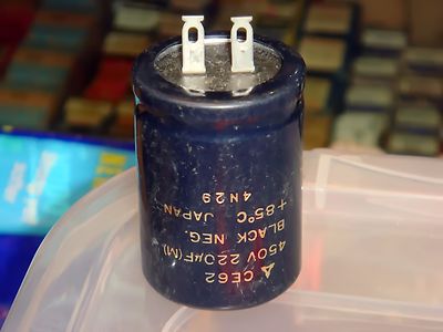 MADE IN JAPAN PANASONIC CE62 220uF 450V ELECTROLYTIC CAPACITOR | eBay