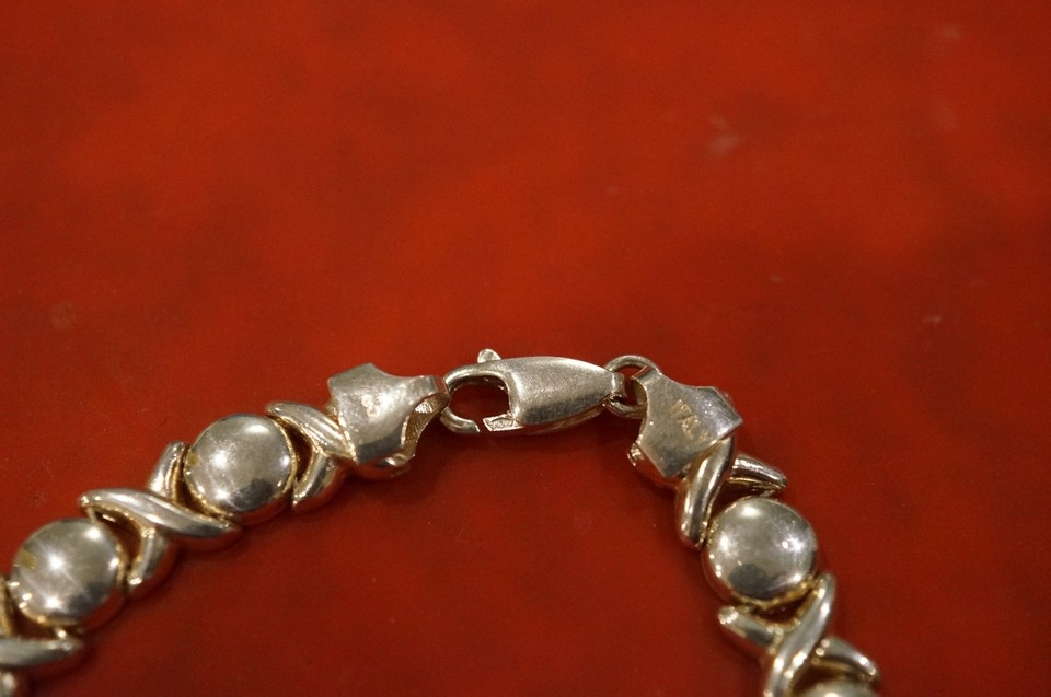 Sterling Silver XOXO Stampato Necklace EUC 18 inches 36 grams | eBay