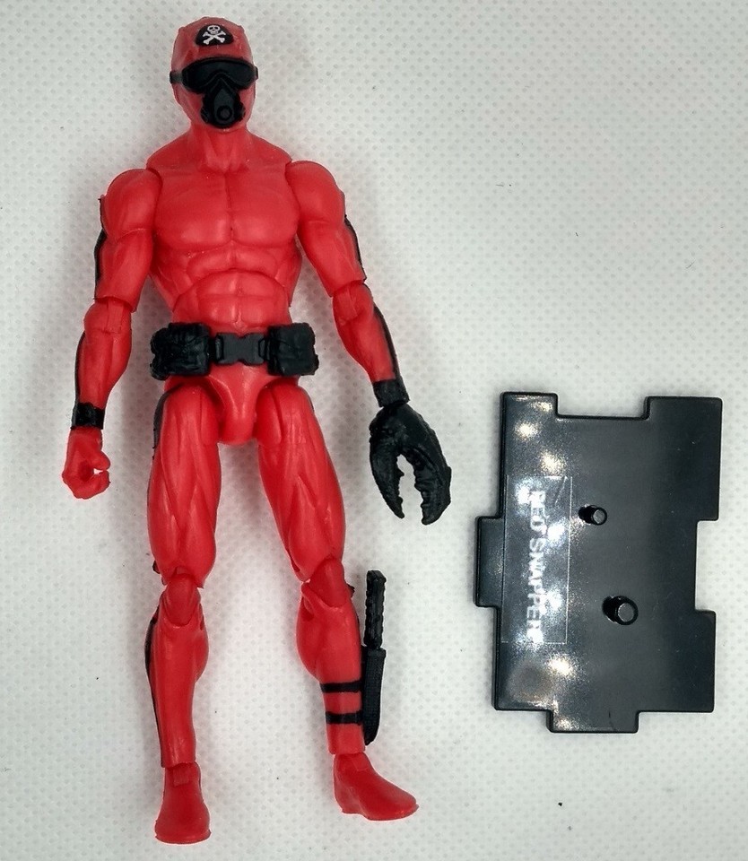 Boss Fight Studios BFS 1/18 Scale CUSTOM Red Shadows Mutant Frogman Red ...