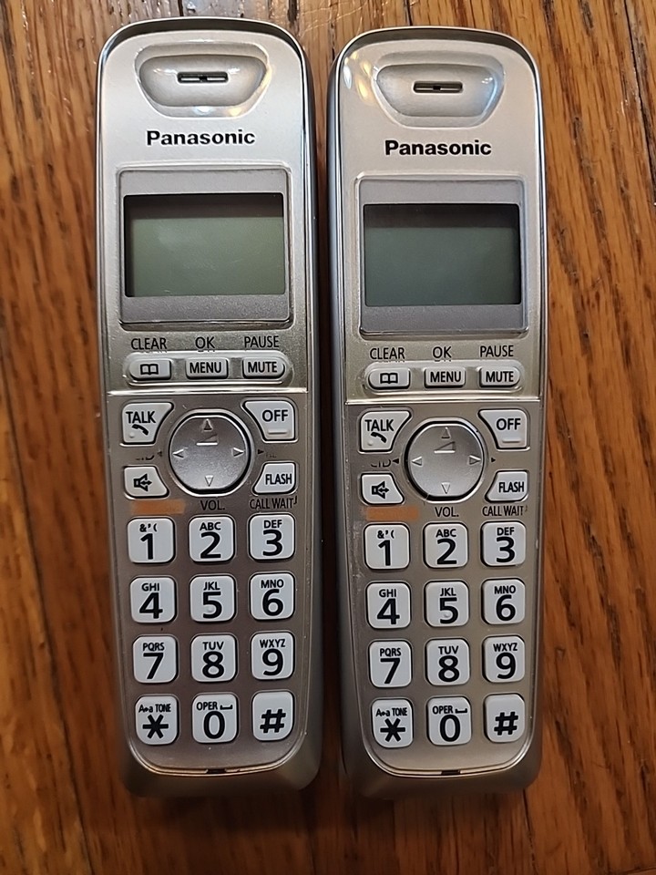 Panasonic KX-TGA402 Cordless Expansion Handset Phone KX-TGA402N - Lot ...