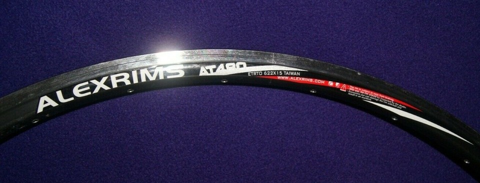 ALEX Rim Black 28hole 700c Clincher AT480 622x15mm NOS | eBay