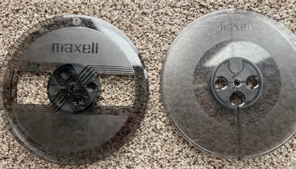 PLASTIC EMPTY TAKE-UP REEL 7 INCH Maxell One 1 Reel assorted Maxell ...