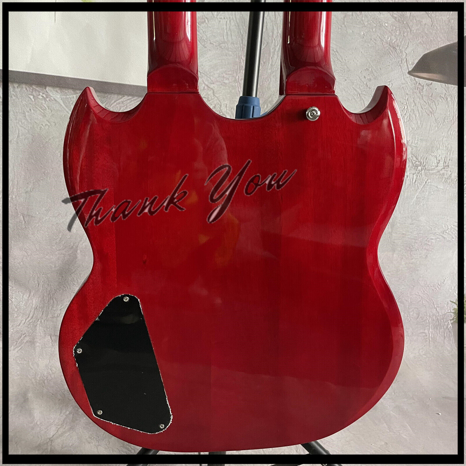 Factory Double Neck SG Electric Guitar Jimmy Page 12/6 Strings Red ...