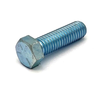 5/16", 3/8", 7/16" UNC Bolts Full Thread Zinc Plated Setscrews Grade 5 ...