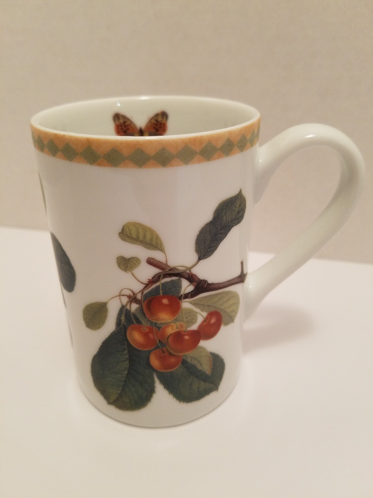 Hallmark Mug Images Fruit Ceramic Cup Linda Hall Library EUC | eBay