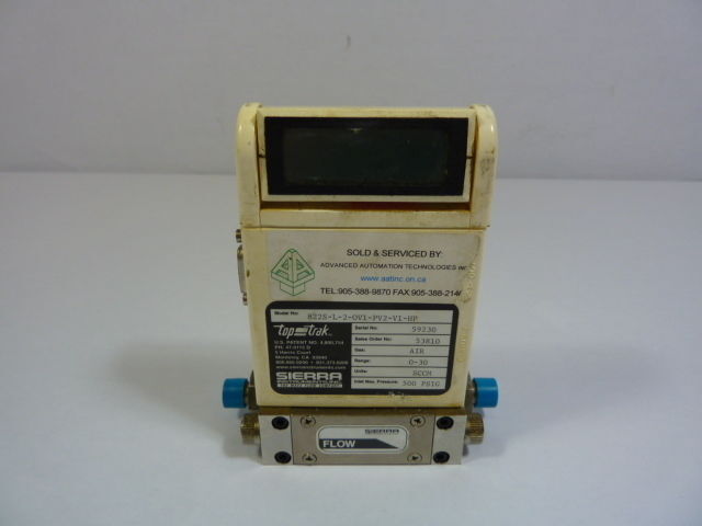 Sierra Instruments 822S-L-2-OV1-PV2-V1-HP Top Trak Flow Meter 0-30 for ...