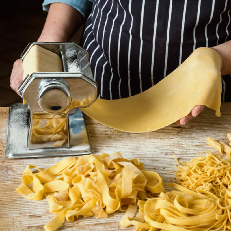 Stainless Steel Pasta Lasagna Spaghetti Tagliatelle Ravioli Maker ...