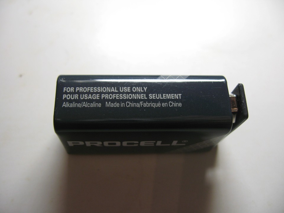 EXPIRES 2027 Fresh 9V Professional Duracell Procell 9 Volt Battery ...