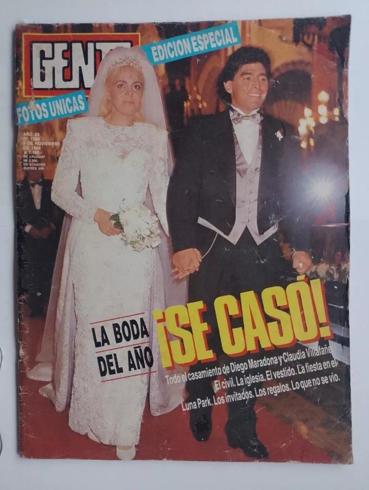 Diego Maradona Wedding Maradona: The Autobiography Of Soccer's