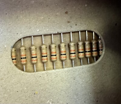 Carbon Film Resistor 30K ohm | 1/2W 0.5 Watt 5% Tolerance | Roll Of ...