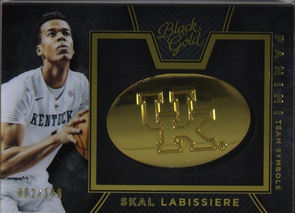 2016-17 Panini Black Gold Collegiate - Team Symbols #48 Skal Labissiere ...