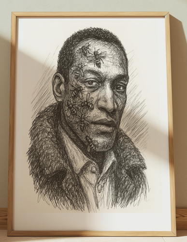 CANDYMAN HORROR MOVIE DRAWING PRINT PORTRAIT SKETCH 8" x 10" WALL ART ...