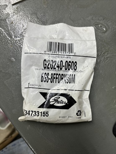Gates G20240-0608, Hydraulic Hose Fitting | eBay