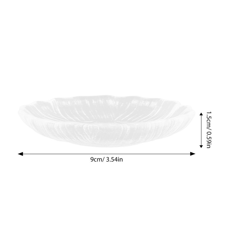 Trays for Food Serving Decorative Coffee Saucer Glass Appetizer Plates ...