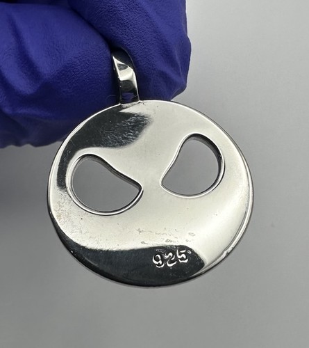 925 Sterling Silver Custom 3D Printed Jack Skellington Pendant Antique ...