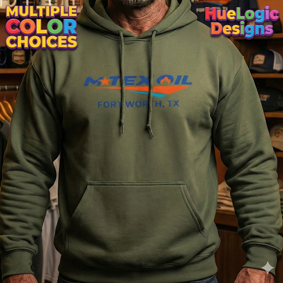 M-Tex Oil Company Fort Worth TX Hoodie Sweatshirt – Landman TV Show ...