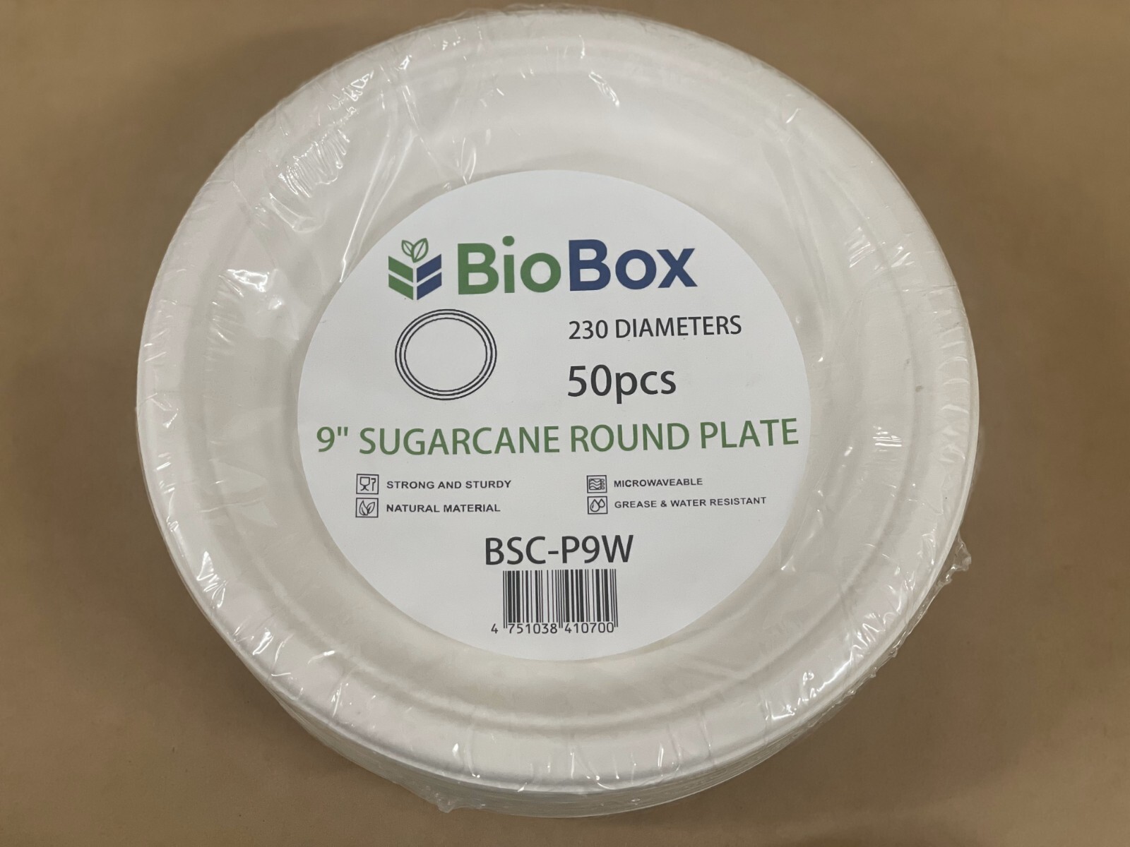 BioBox Sugarcane Party Dinner Plates & Bowl BBQ Disposable ...