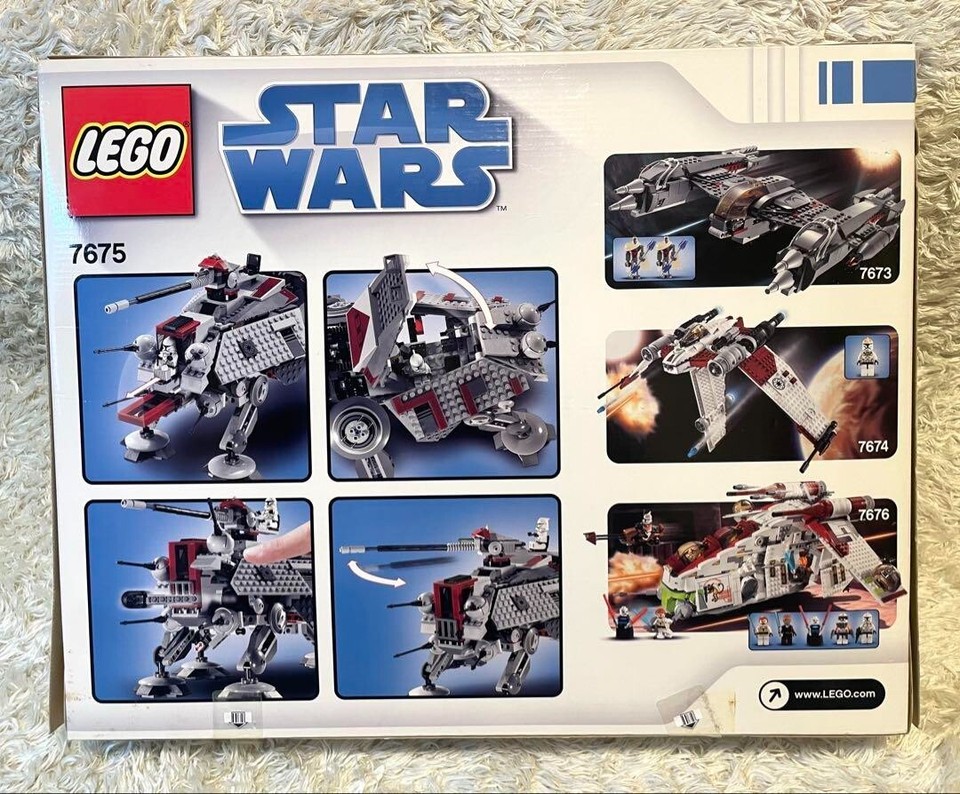 LEGO 7676 Republic Attack Gunship Star Wars Clone Wars Complete Set ...