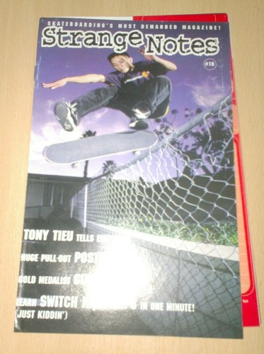 vintage skateboard magazine santa cruz strange notes #10 ...