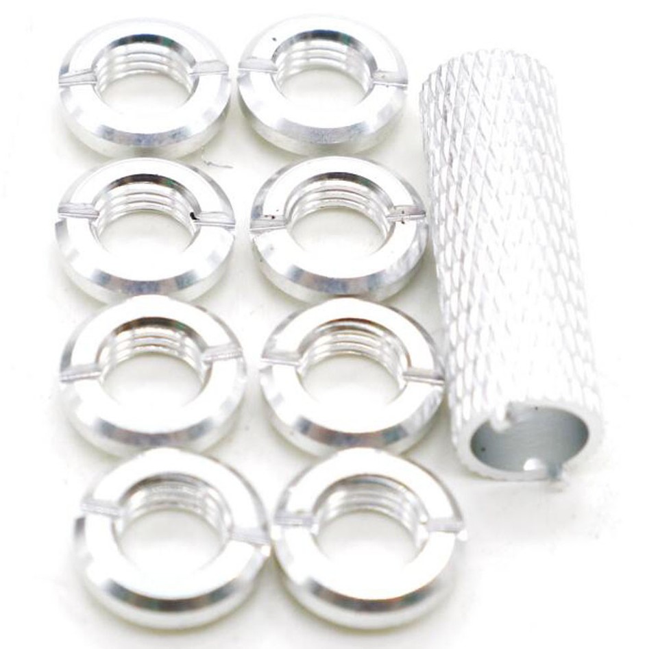 Alloy Transmitter Switch Nut w/ Wrench 8PCS Fit for Rc Spektrum Radio ...