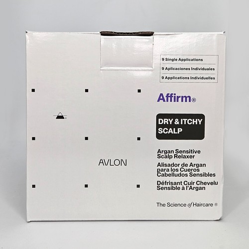 Avlon Affirm DRY & ITCHY Sensitive Scalp Creme Relaxer(9 Single Pack ...