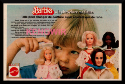 PUBLICITE PRINT AD BARBIE Vintage 1976 PUB HAIR Chevelure | eBay