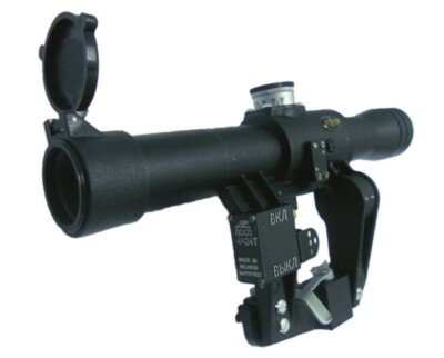 POSP 4x24T Optical Rifle Scope 400m Range Finder Side Mount Illuminated ...