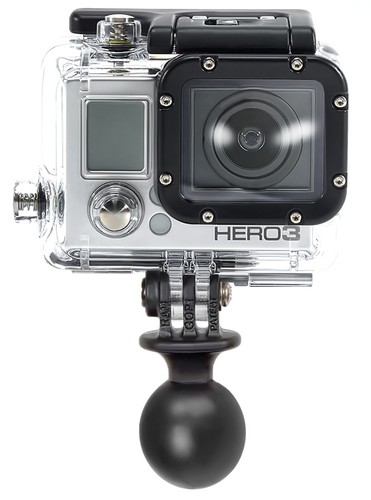 ADATTATORE RAM-MOUNT RAP-B-202U-GOP1U PER Hero GoPro Hero4 Black Silver ...