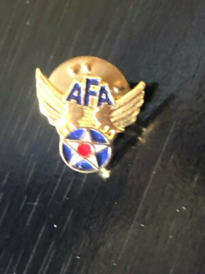 Collectible Vintage AFA Wings Star Colorful Metal Pinback Lapel Pin Hat ...