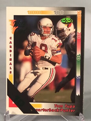 1992 Wild Card 10 Stripe #39 Tom Tupa Arizona Cardinals Football | eBay