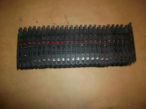 25pc Allen Bradley 1492-H Fused Terminal Block w/ LED blown fuse ...