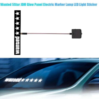Windshield Electric Wanted 5Star Car LED For JDM Glow Panel White Light ...
