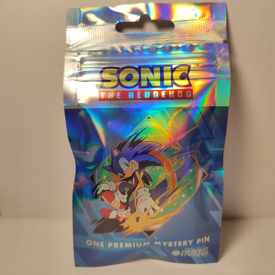 Shadow The Hedgehog Enamel Pin Speed Stamp Blind Bag Series Official ...