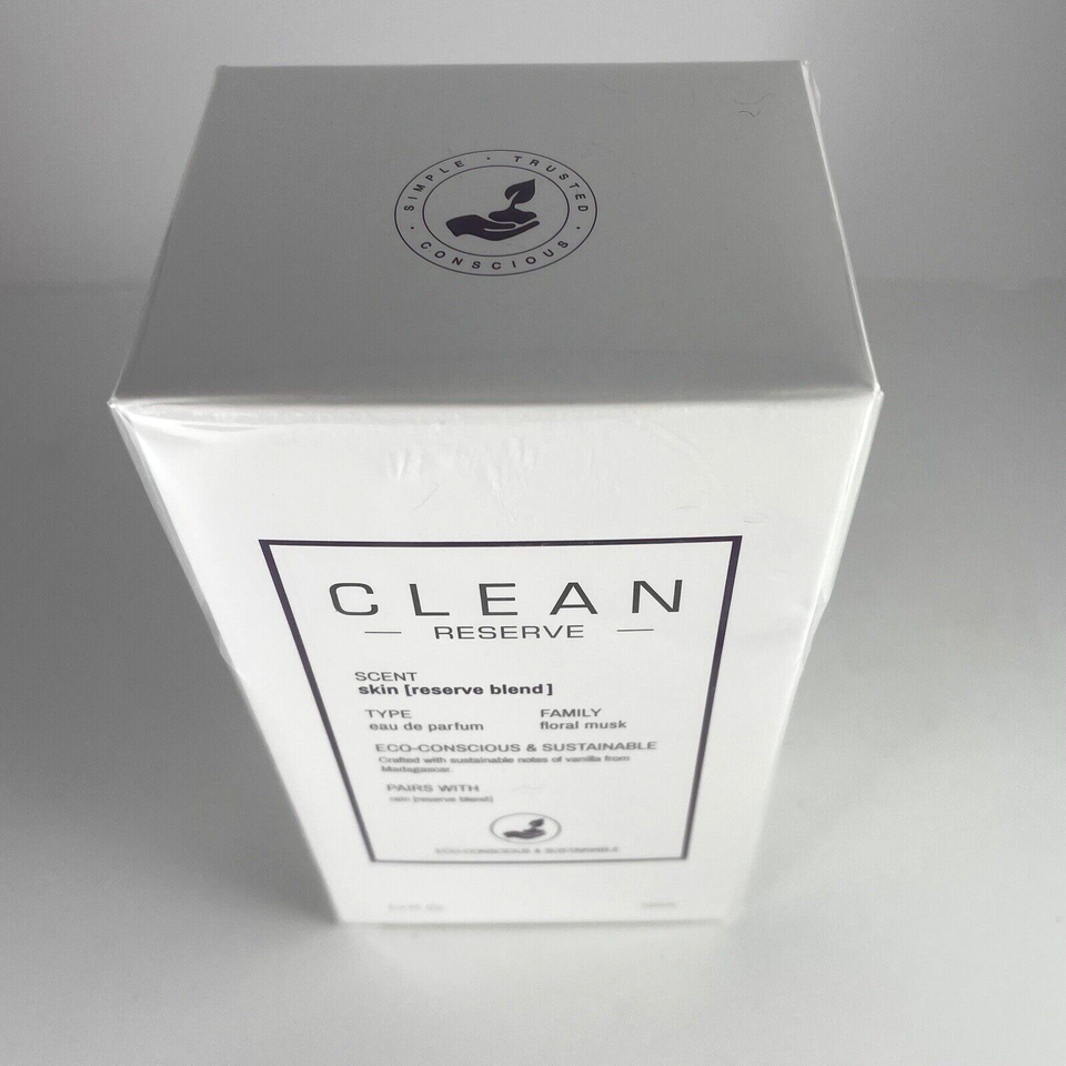 CLEAN Reserve Blend - SKIN EDP Eau de Parfum Full Size 3.4 fl oz 100 mL ...