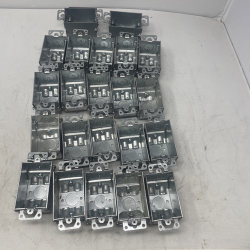 22-Pack 3X2x2.25 In. Electrical Gangable SWITCH BOX Outlet Beveled ...