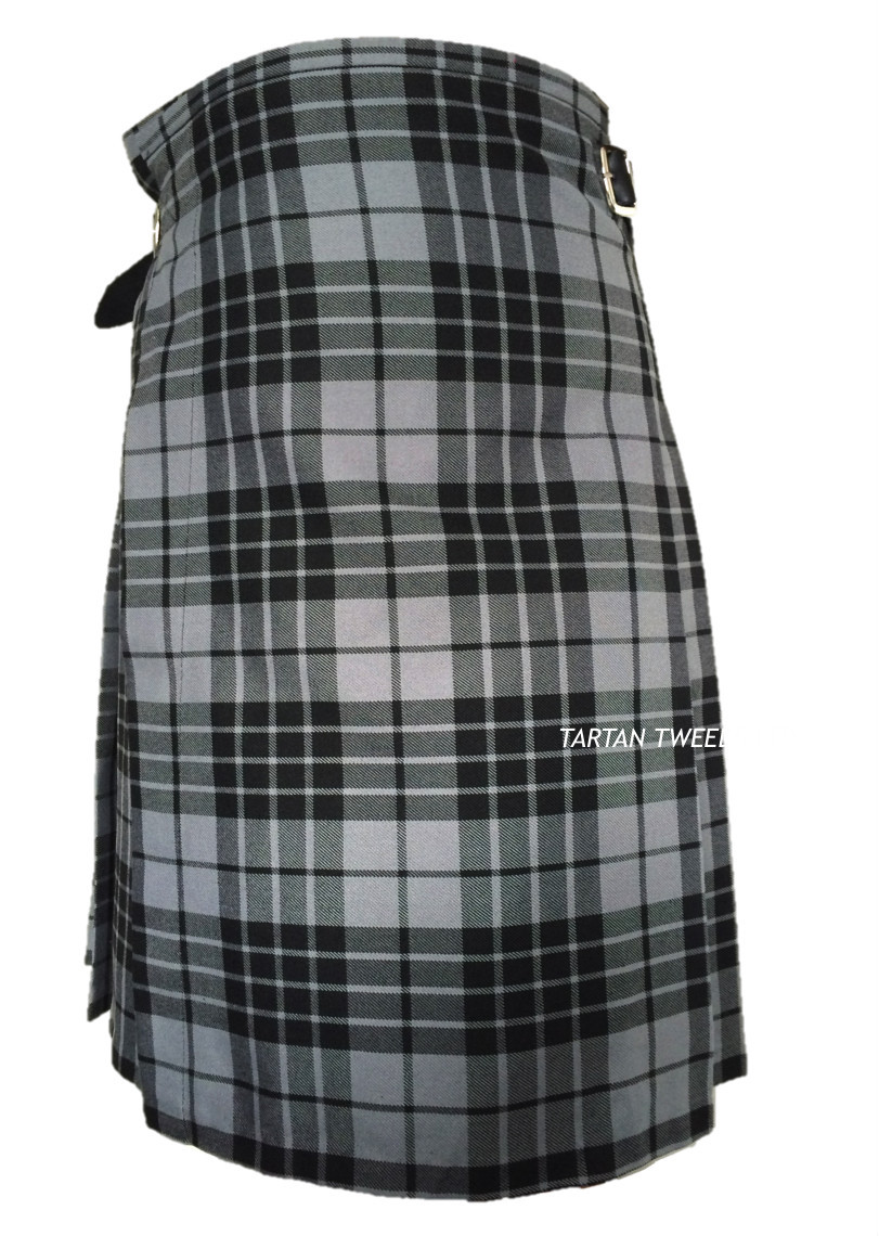 SCOTTISH LIGHTWEIGHT 5 YARD GREY GRANITE PARTY KILT | eBay UK