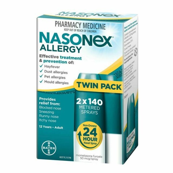 Nasonex Allergy 140 Nasal Spray - Pack of 2 online kaufen | eBay