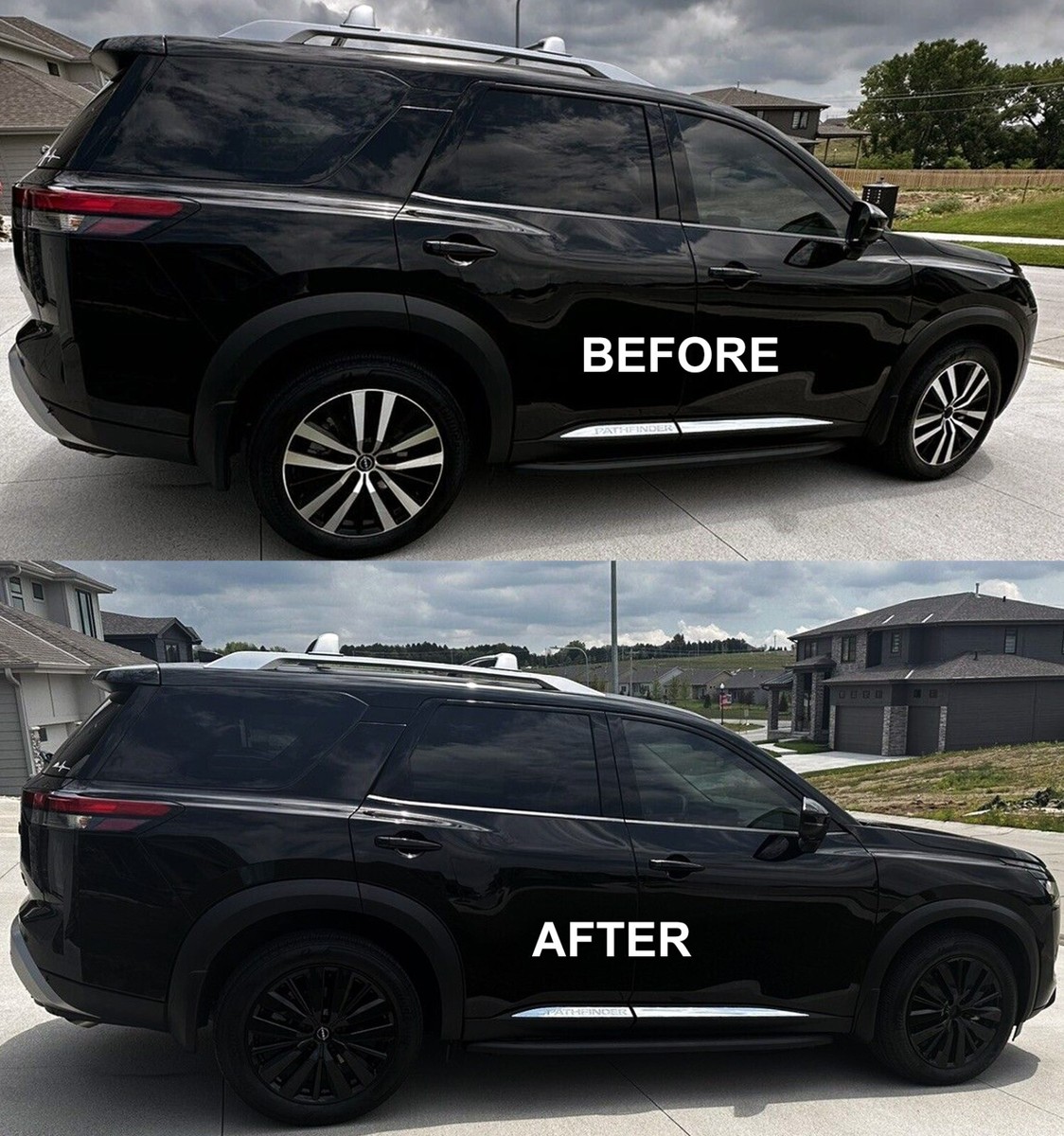 Nissan Pathfinder 2022 Black Rims