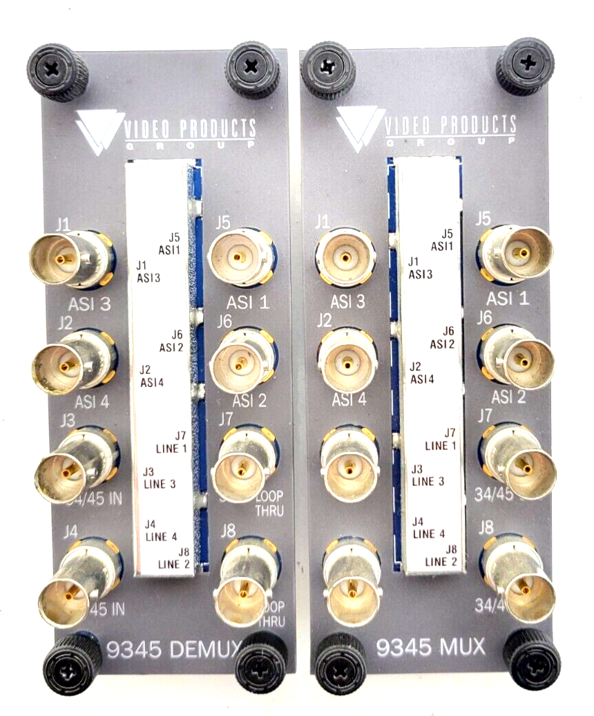 VIDEO PRODUCTIONS 9345 DEMUX / MUX CARD NEVION CARD FROM VPG6200 | eBay