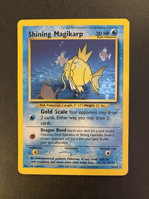 Shining Magikarp 66/64 Neo Revelation Holo Pokemon | eBay