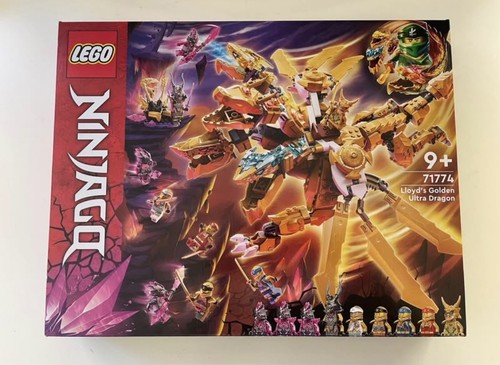 LEGO 71774 NINJAGO: Lloyd’s Golden Ultra Dragon - Brand New Sealed ...