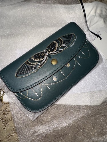 COACH 1941 Tattoo Butterfly Moth Chelsea Champlain Clutch Wristlet ...