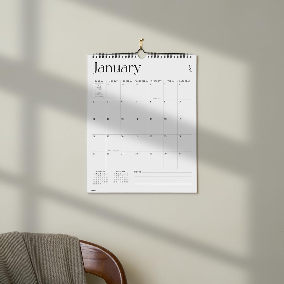 Wall Calendar 2026, 18 Months Wall Calendar Covering January 2026 to ...
