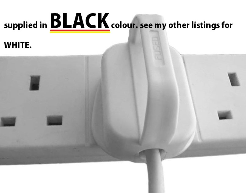 3x BLACK Easy Pull 13A Plugs Handle Arthritis Mobility Disability Aid ...