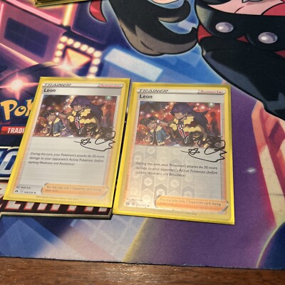 Pokémon TCG Leon Crown Zenith 134/159 Holo And Reverse Holo Rare 2 ...