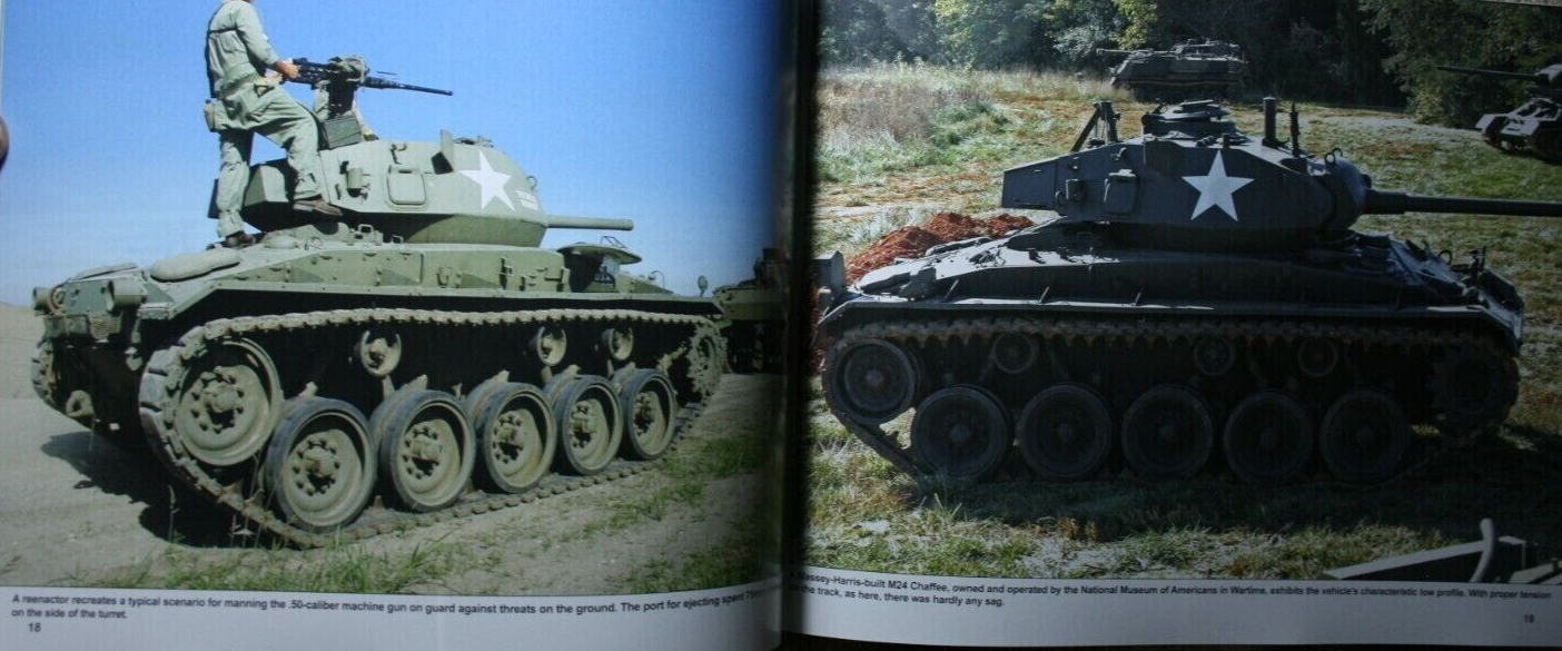 M24 CHAFFEE TANK WALK AROUND Book By David Doyle WW2 US Army Tanks ...