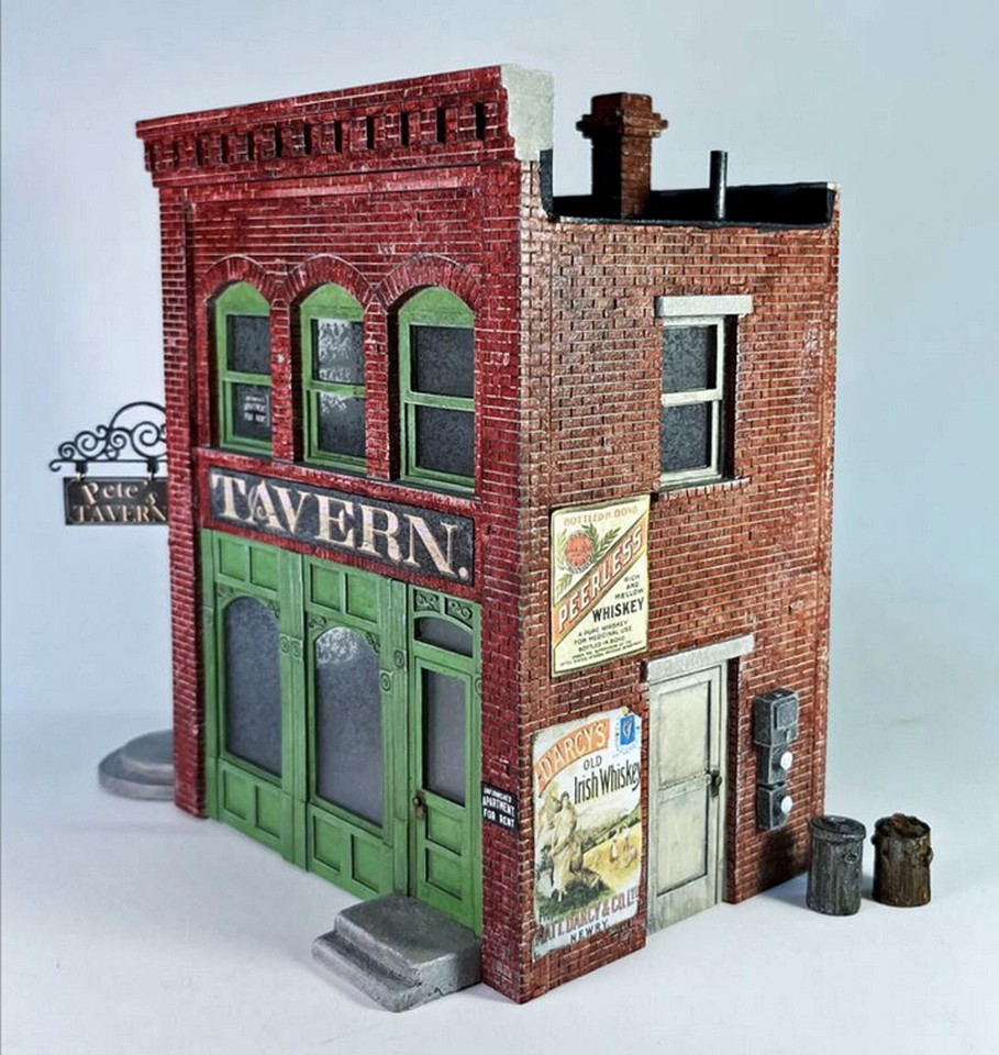 PETE'S TAVERN O On3 ON30 Model Railroad Structure Unpainted Resin KIT ...