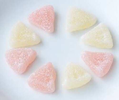 HARIBO Gummy Chewy Sour Candy Triangle Shape Grapefruit 200g x 6 bags ...