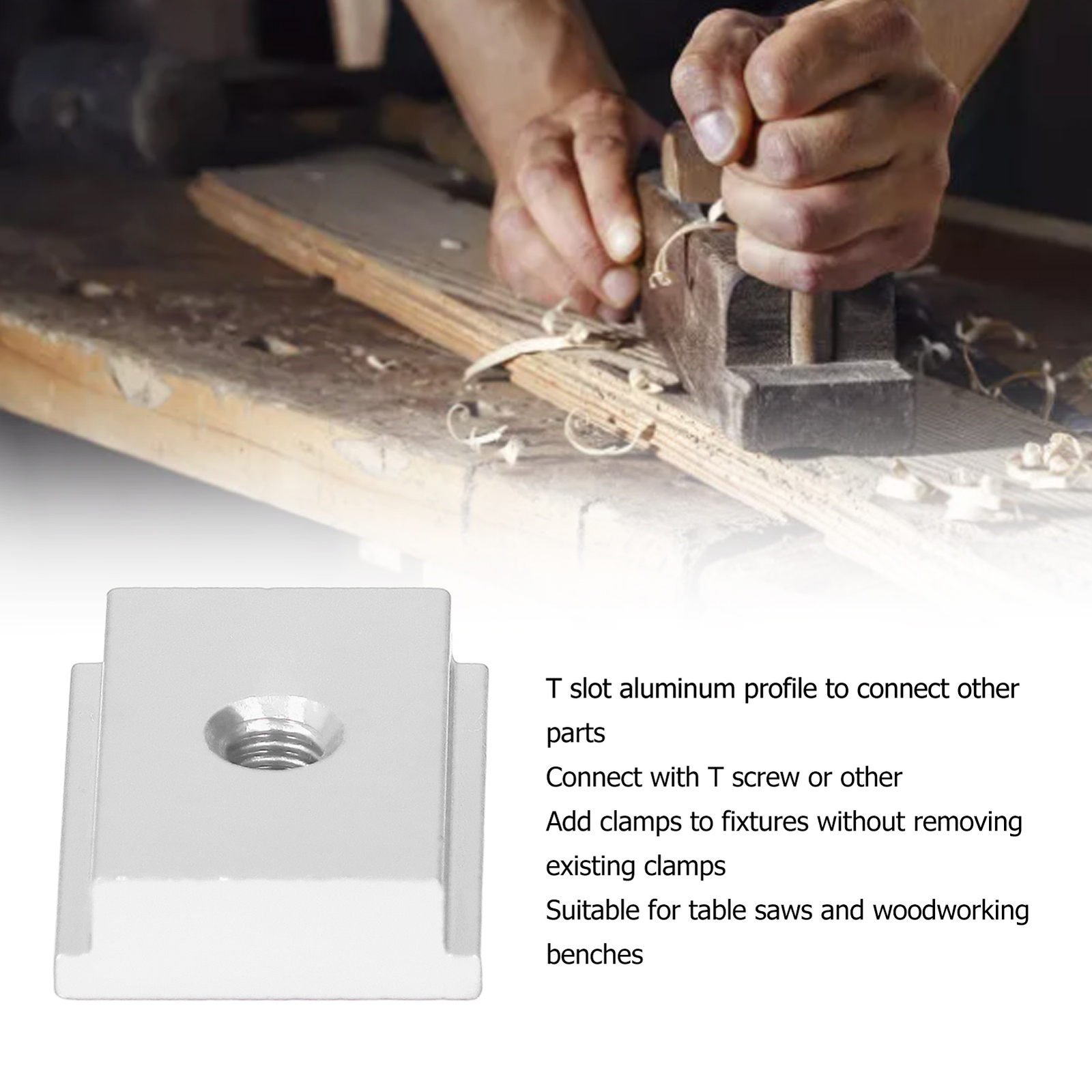 4x Sliding Slot Nut T Type Woodworking Linear Motion Parts 30 Series M6 ...